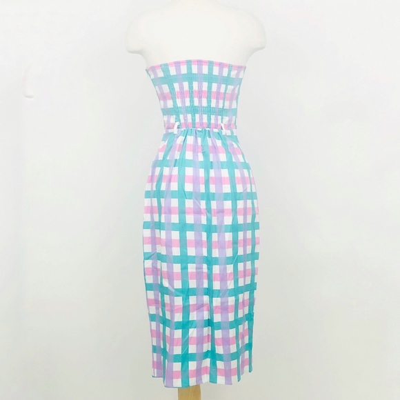 Collectif | Dresses | Collectif Monica Candy Gingham Pencil Dress ...